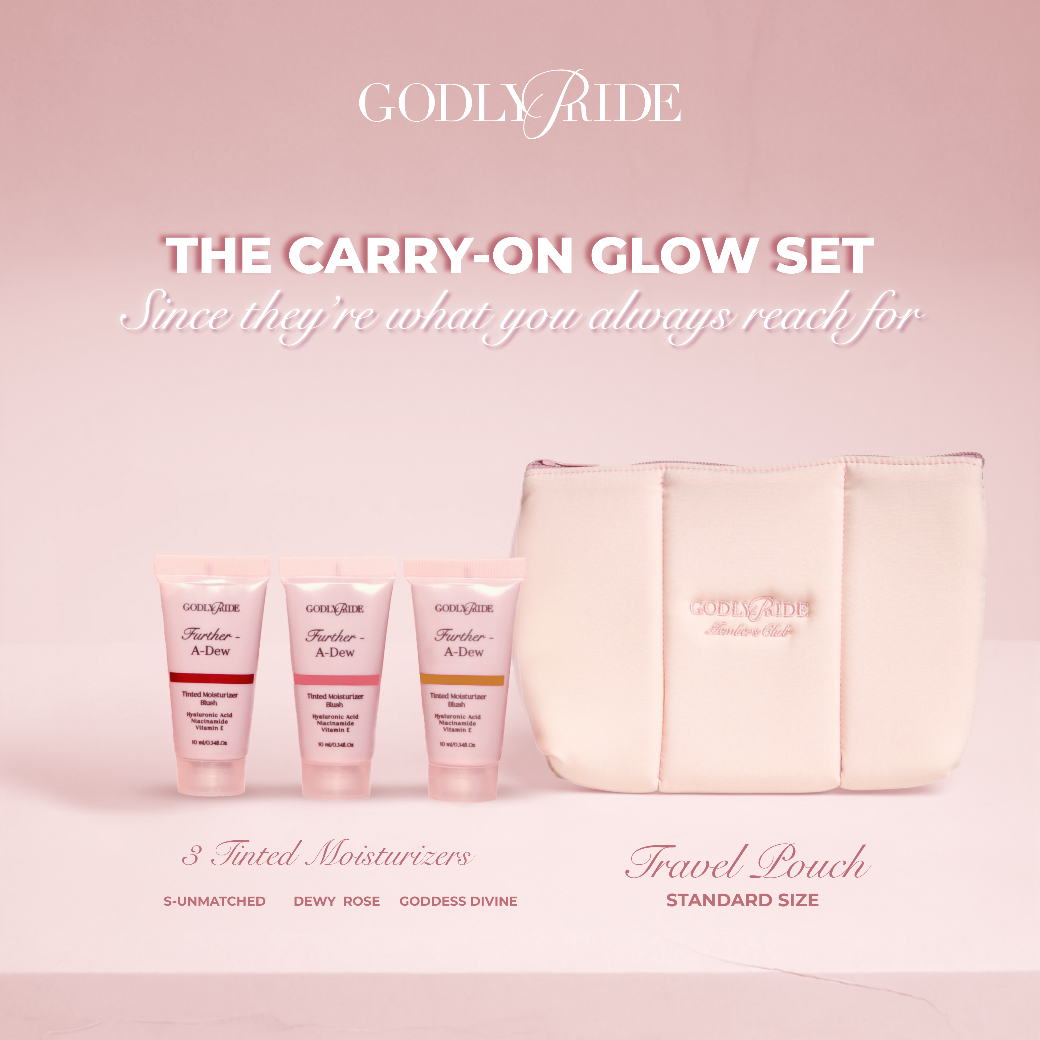 The carry-on Glow Set – Godly Pride